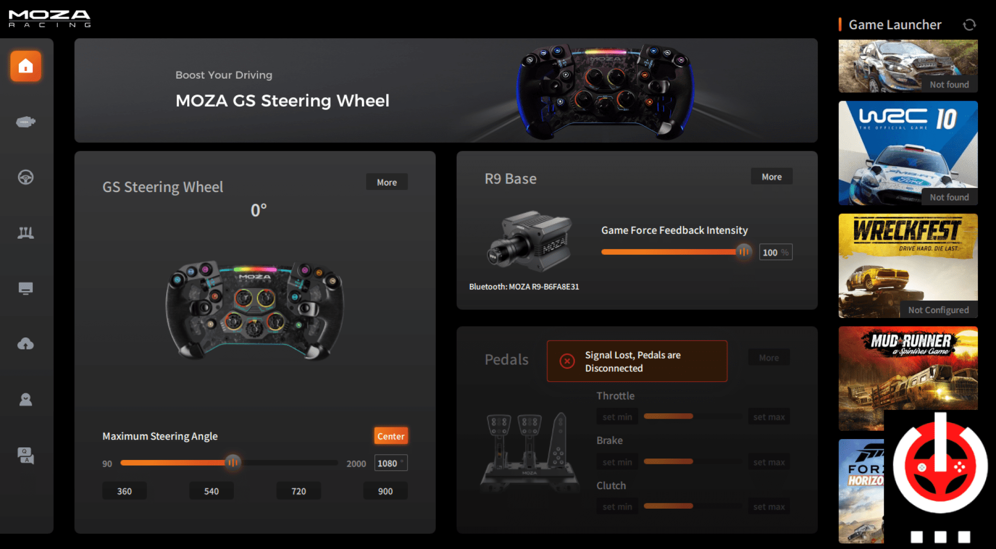 Moza Pit House : trouver le FFB que vous voulez sur base Moza