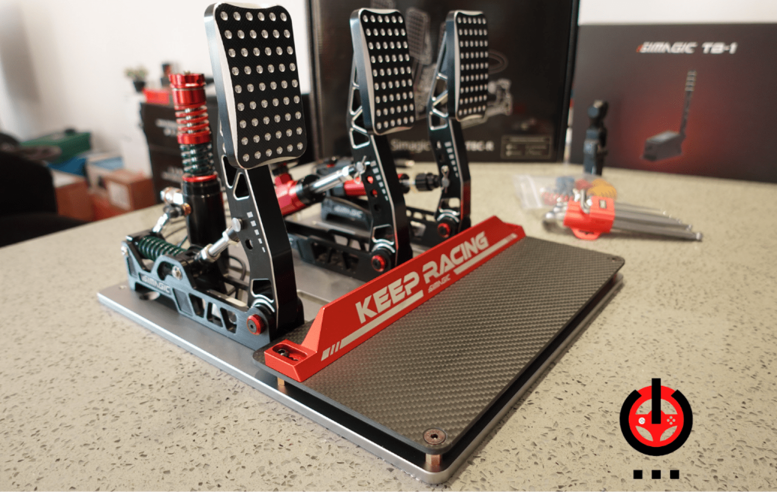Test du Simagic P2000, un pédalier hydraulique TRES performant