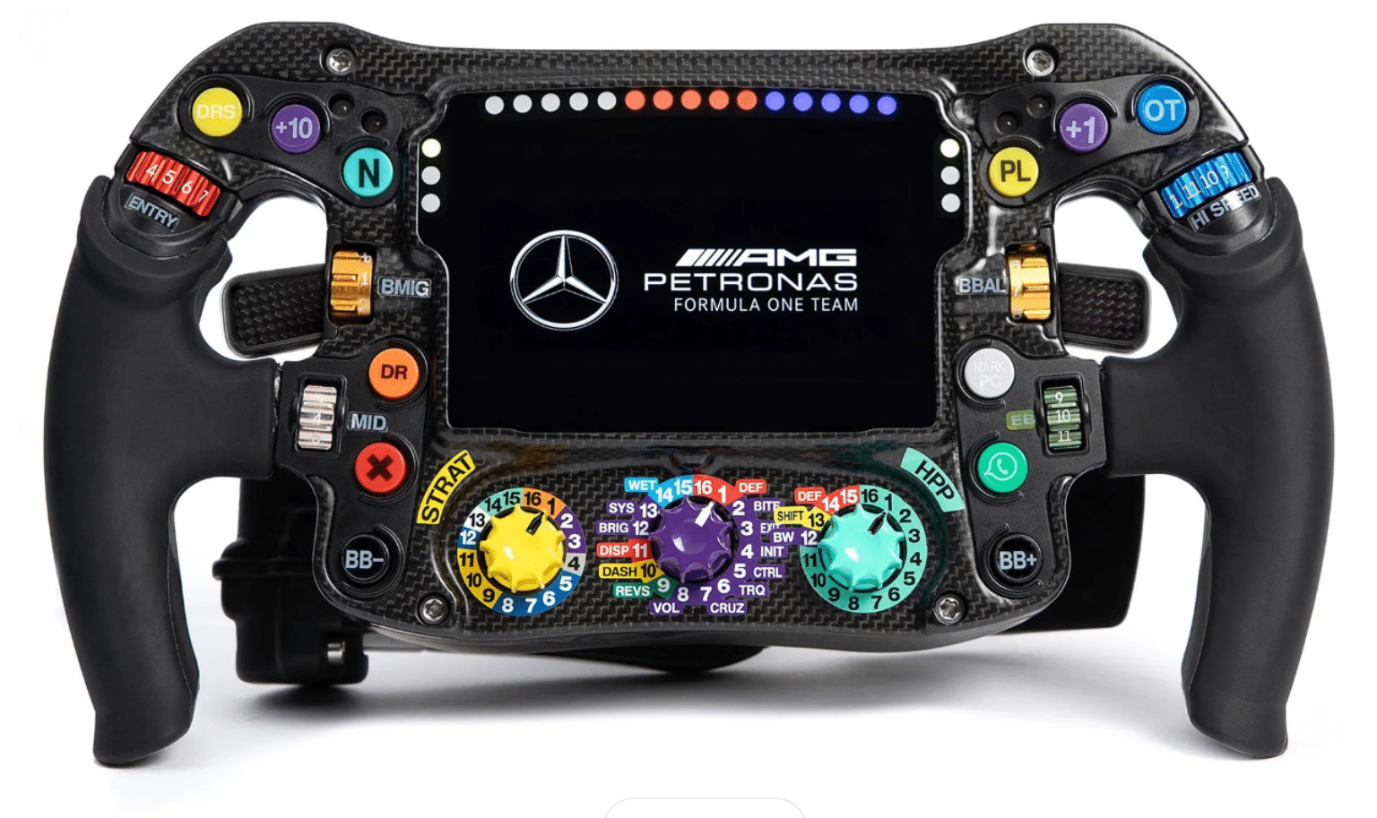 Découverte du volant F1 Mercedes-AMG Petronas par SimLab