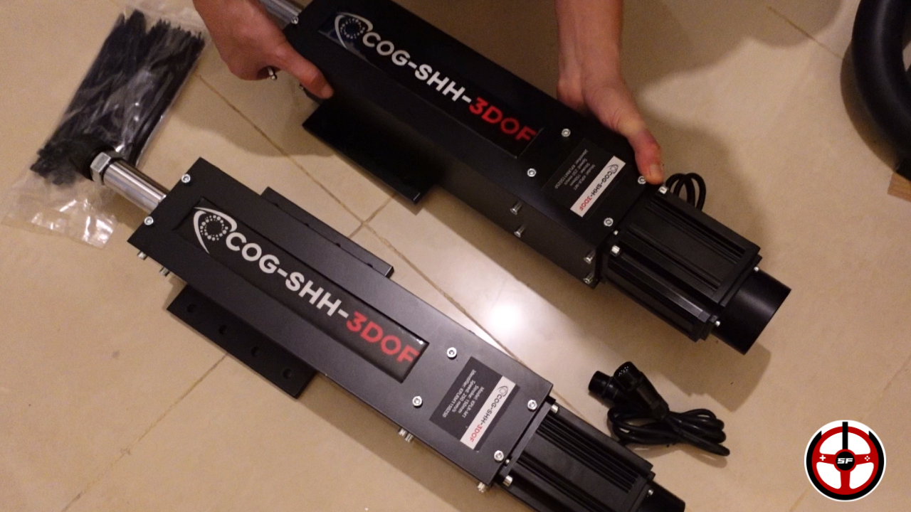 Test des vérins simracing COG SHH-3DOF Systems