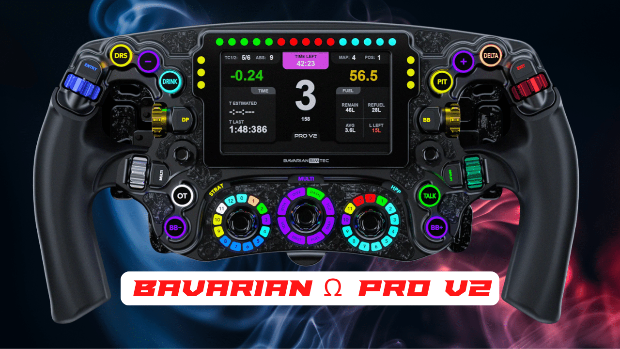 Test du Bavarian Simtec Omega Pro V2 : le volant F1 de tous les excès